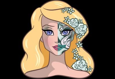 Las princesas de Disney caracterizadas como ‘La Catrina’