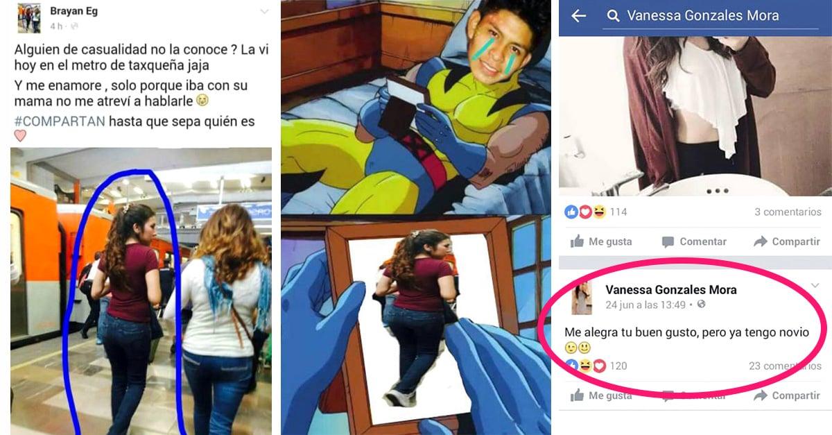 El Brayan se enamora en el metro,e internet la encuentra