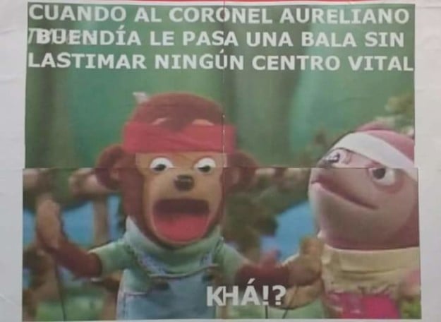 Maestra pide a alumnos hacer memes de 100 años de soledad