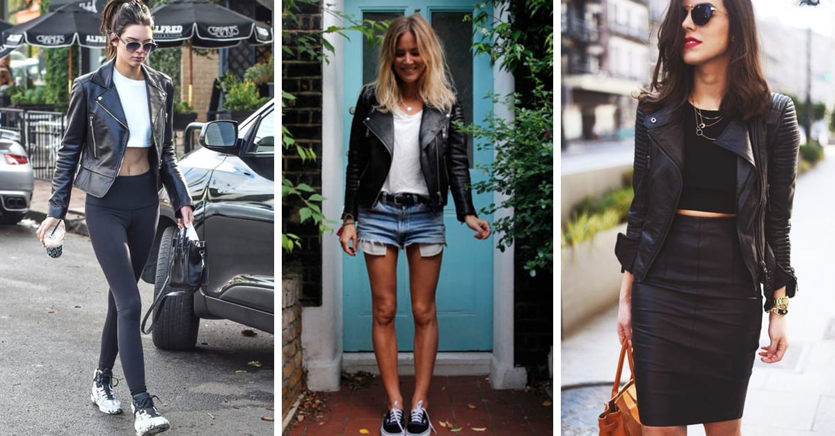 Estas son 7 formas de usar tu querida chamarra de cuero