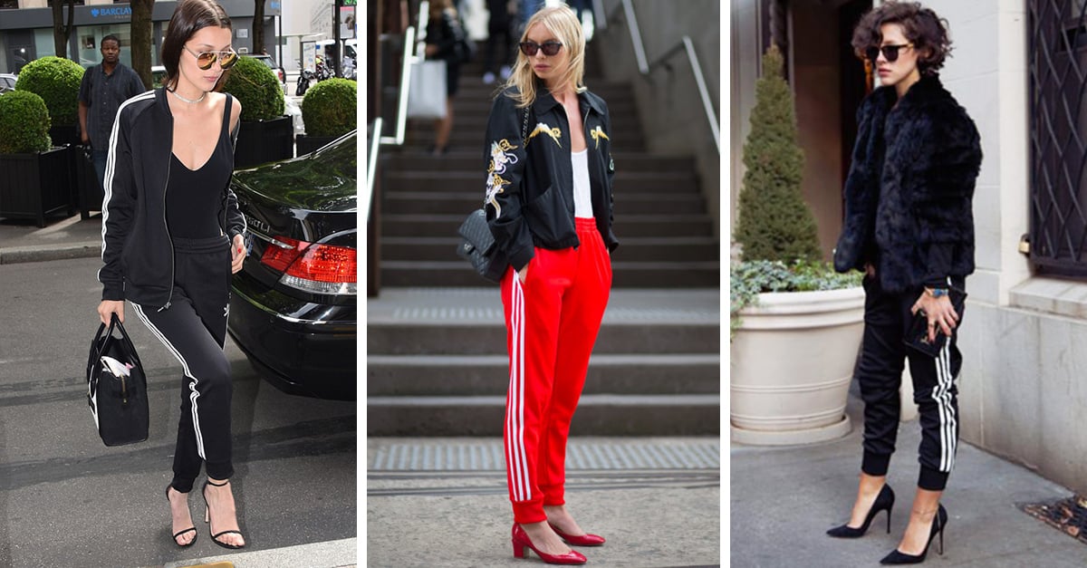 Trac Pants la nueva tendencia que combina pants y tacones