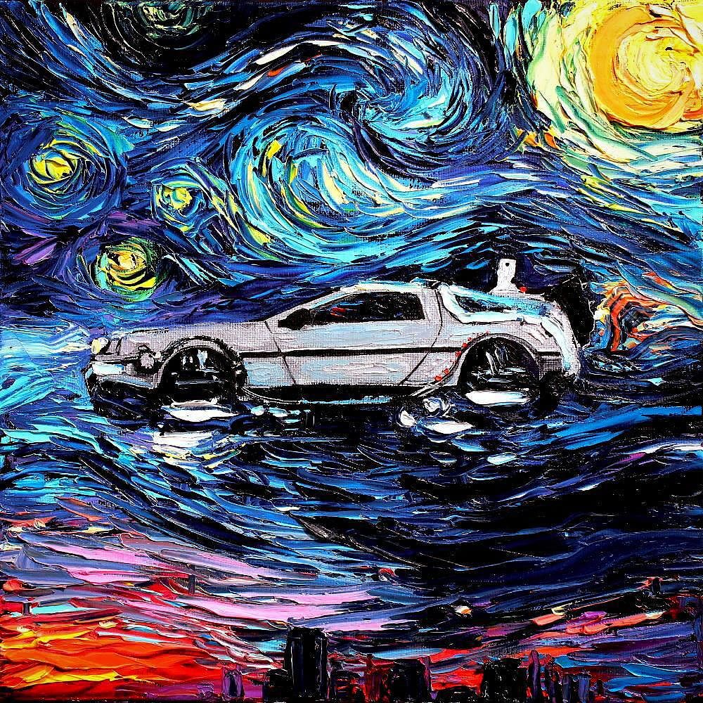 Artista crea serie ‘Van Gogh Nunca’, con iconos pop