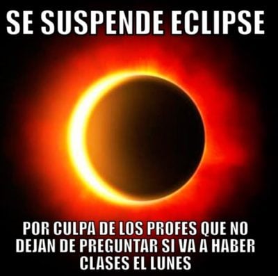 15 Divertidas reacciones sobre el eclipse total de sol