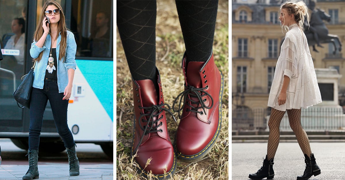 15 Looks con combat boots que sacarán tu lado más rockero