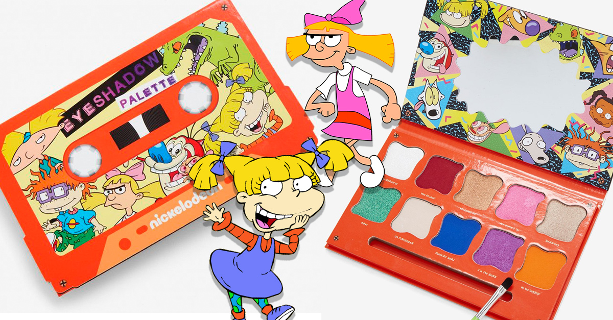 Esta paleta de sombras de Nickelodeon trajo la nostalgia
