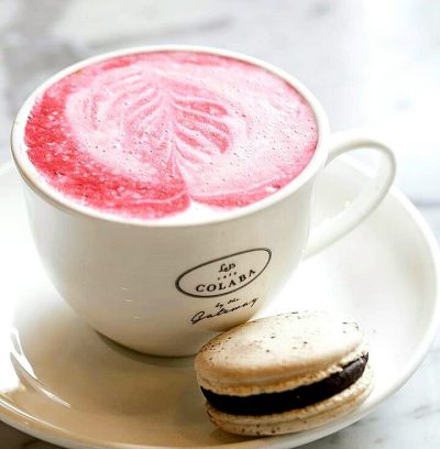 Tienes que probar el pink latte, deliciosa y nutritiva