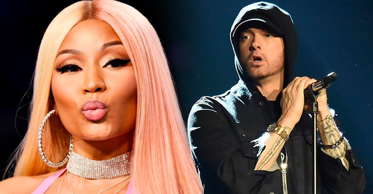 Eminem And Nicki Minaj Kissing