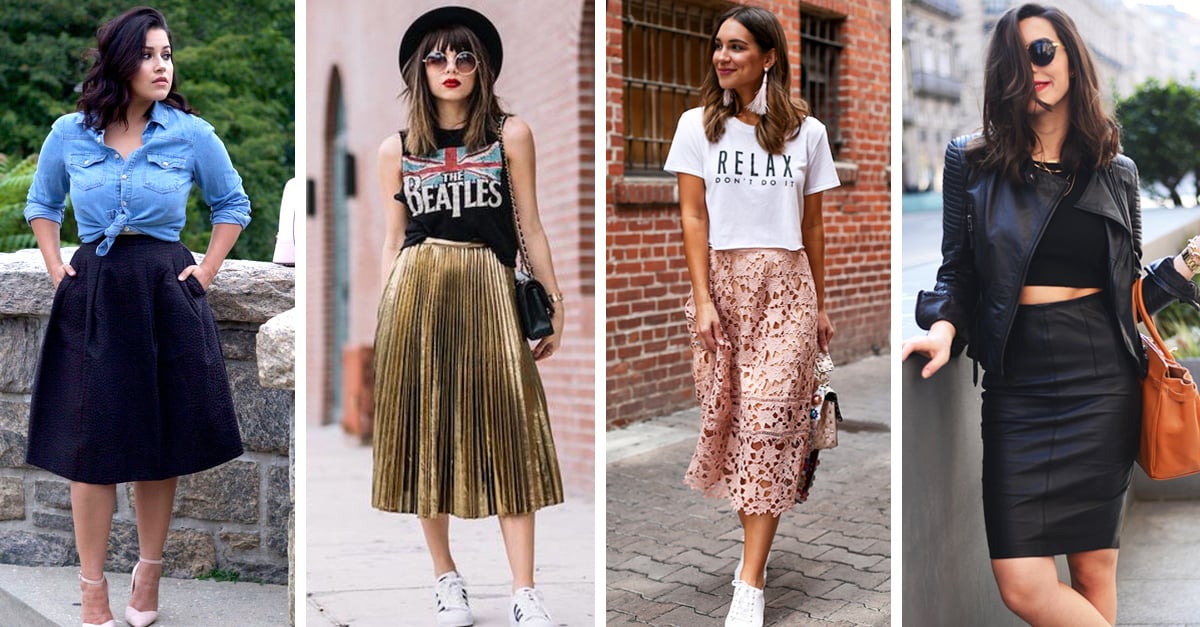 Elige el tipo de falda que mejor le va a tu cuerpo