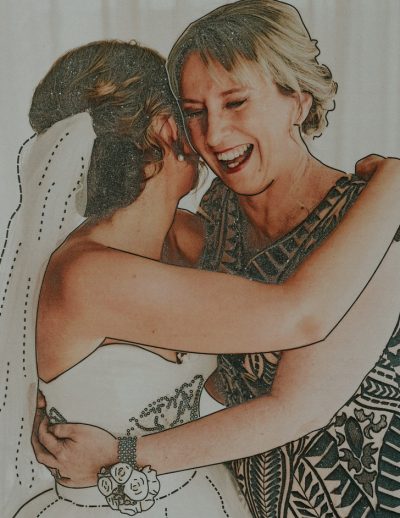 Fotógrafo ayuda a novia invidente a ver sus fotos de boda