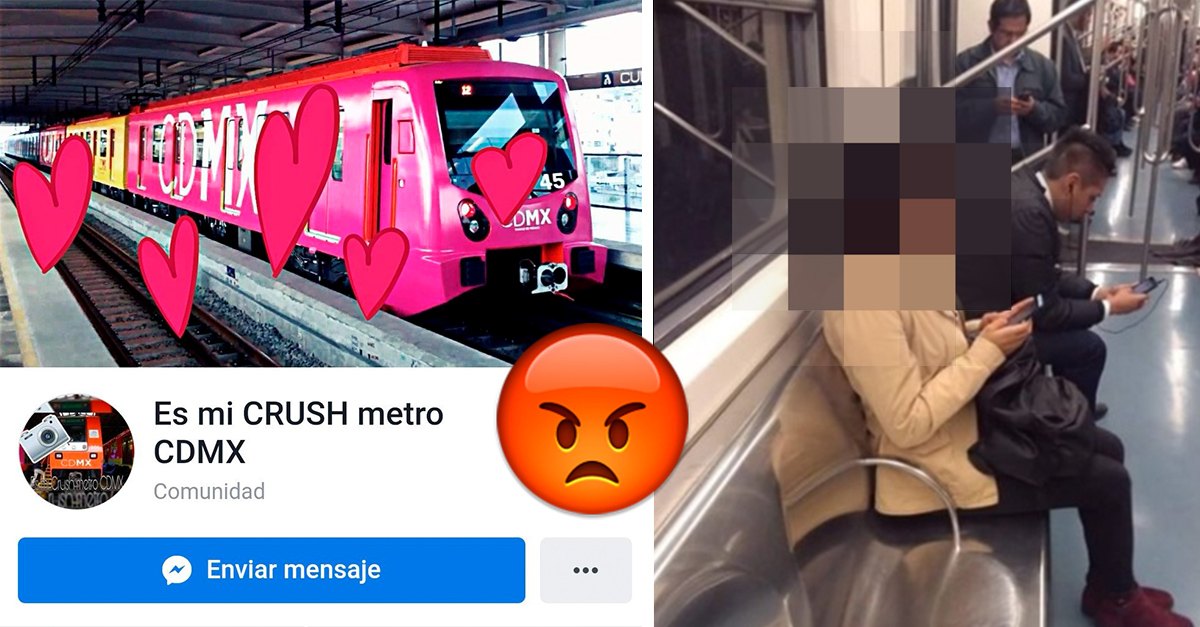 Es mi ‘crush’ metro CDMX: la página que romantiza el acoso