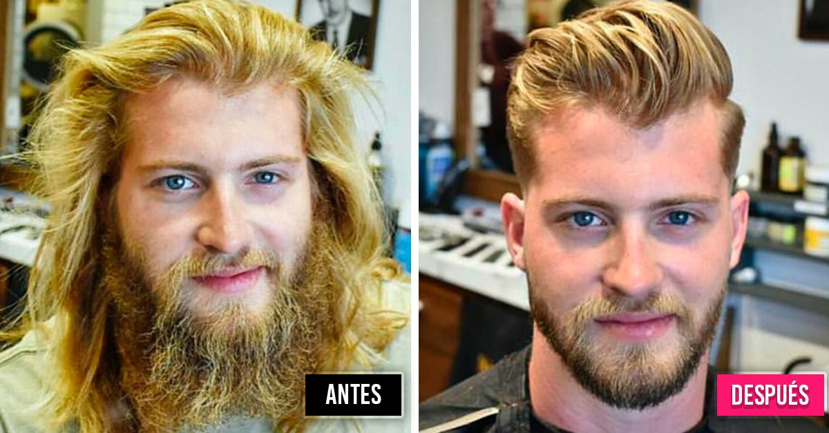 20 Hombres antes y después de cuidar y arreglar su barba