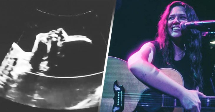 Joy espera feliz a su primer bebé junto a su esposa