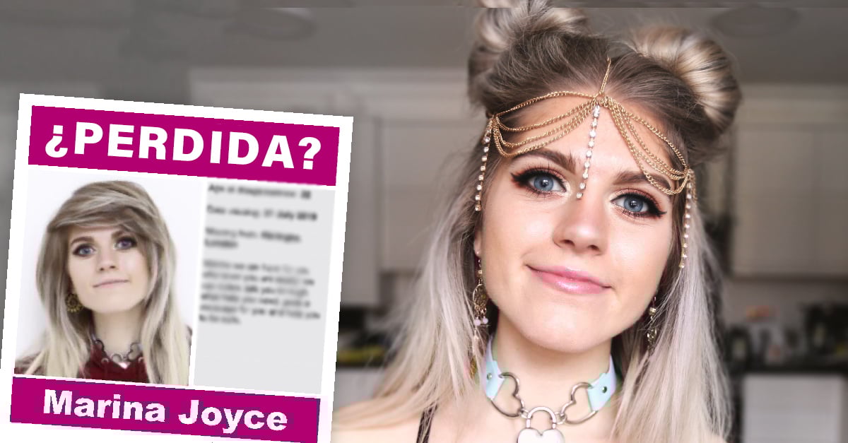 Missing People anuncia que ya apareció Marina Joyce