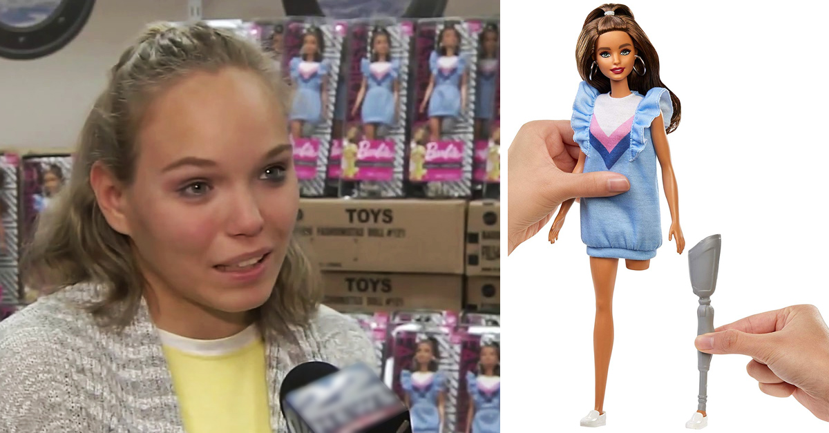 Dona 400 Barbies con piernas ortopédicas a hospital de niños