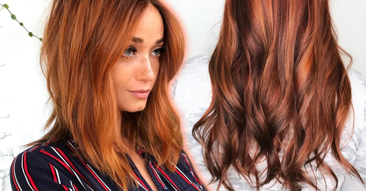 15 Estilos de cabello Warm Copper para cambiar de color