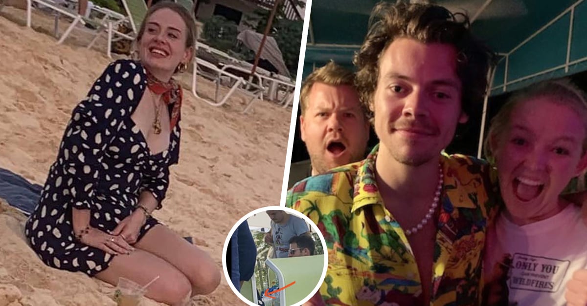 Adele y Harry Styles vistos juntos de vacaciones en la playa