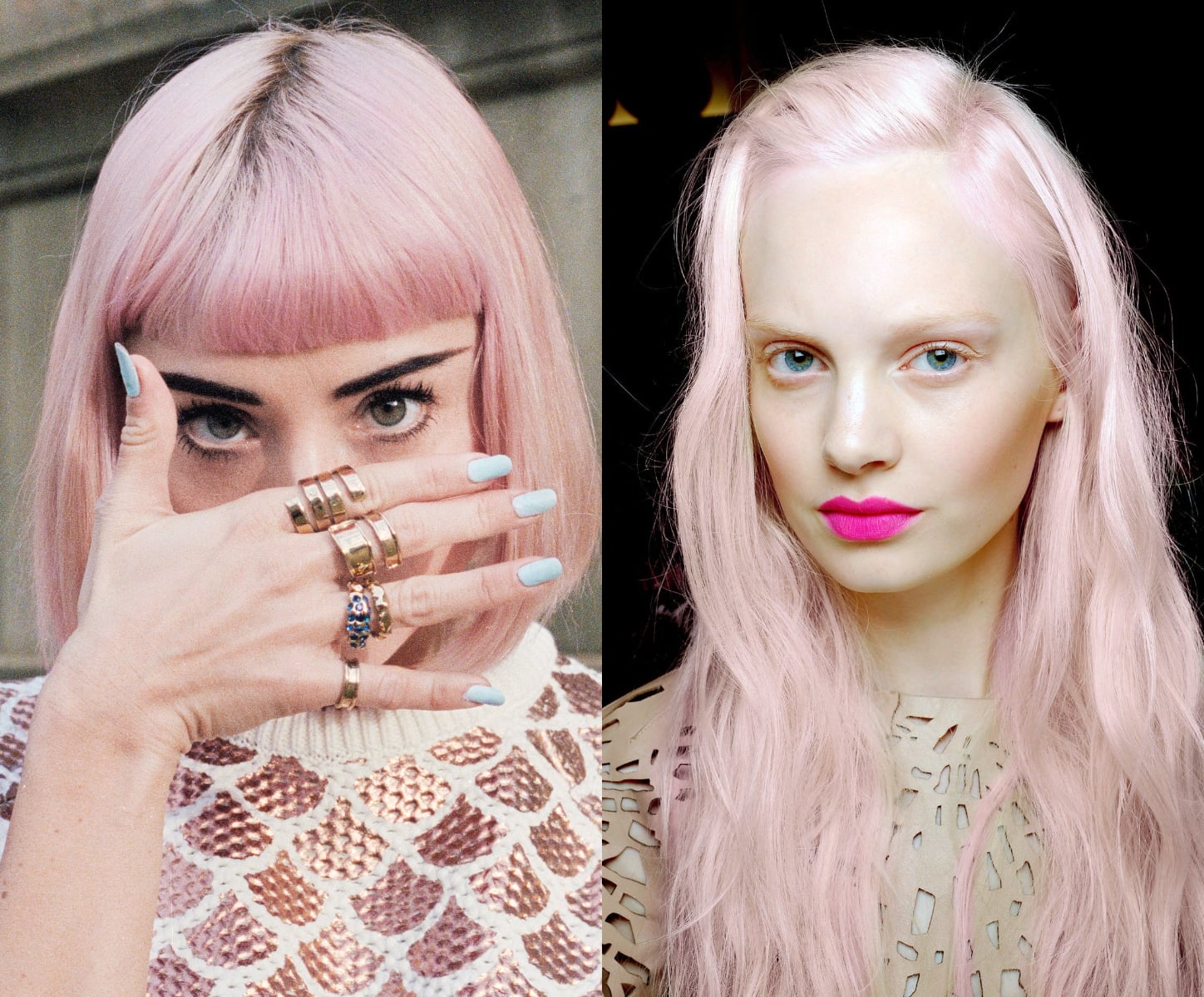 Tonos de cabello rosa para que des giro femenino a tu look