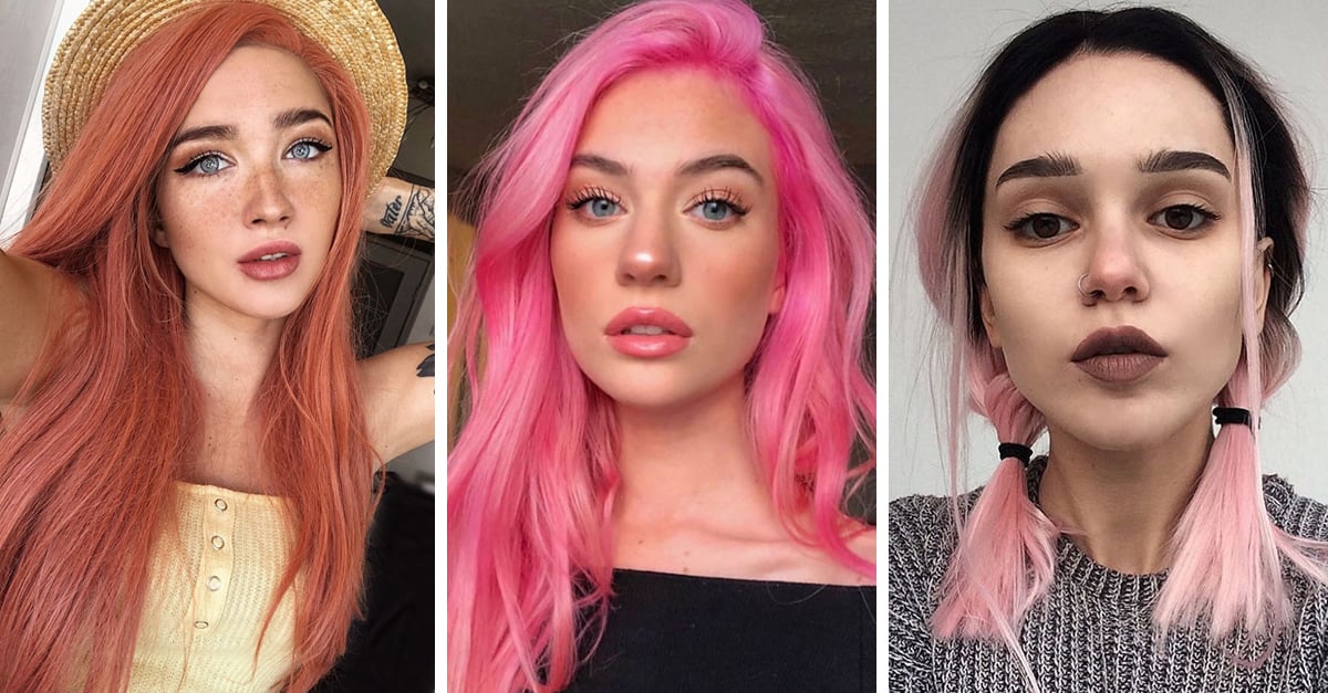 Tonos de cabello rosa para que des giro femenino a tu look