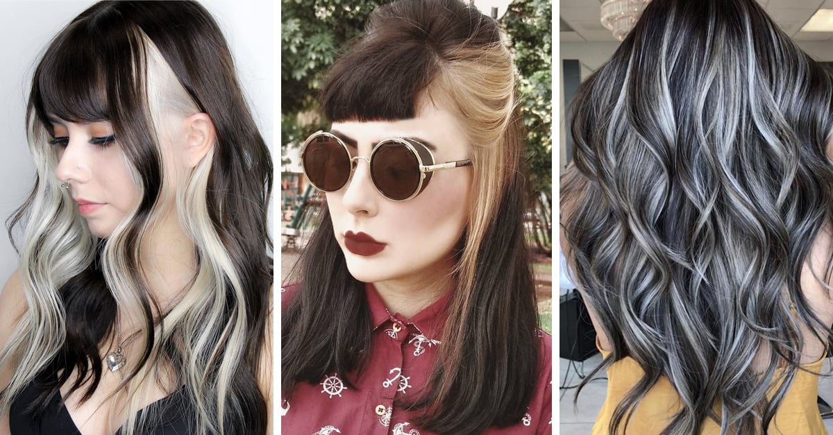 High-contrast hair, tendencia perfecta para cabello oscuro