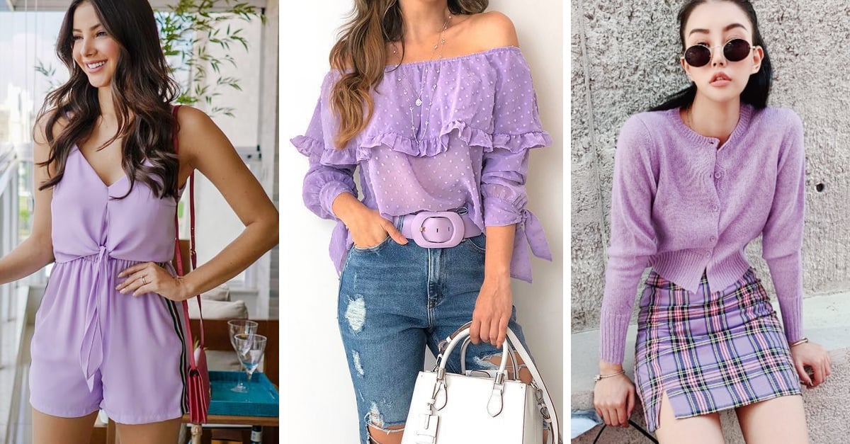 15 Outfits color lavanda para disfrutar del verano
