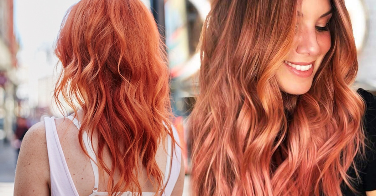 ‘Peachy copper’, el tinte para un cambio de look radical