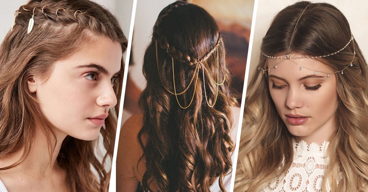 15 Diferentes formas de decorar tu cabello con cadenitas