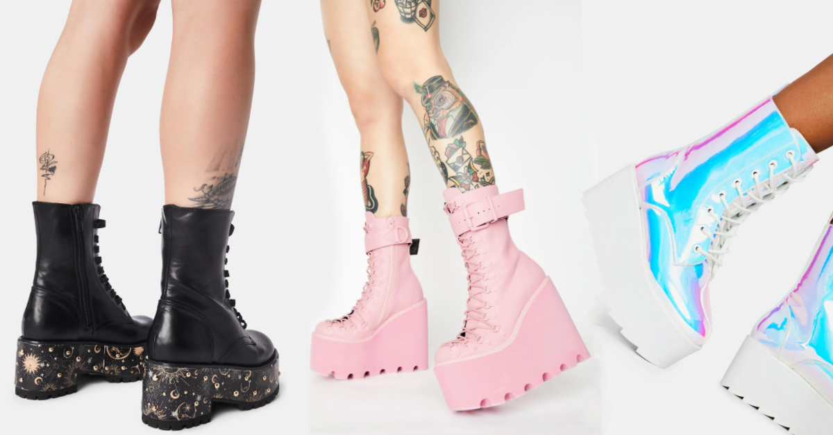 Botines de plataforma ideales para las chicas chaparritas