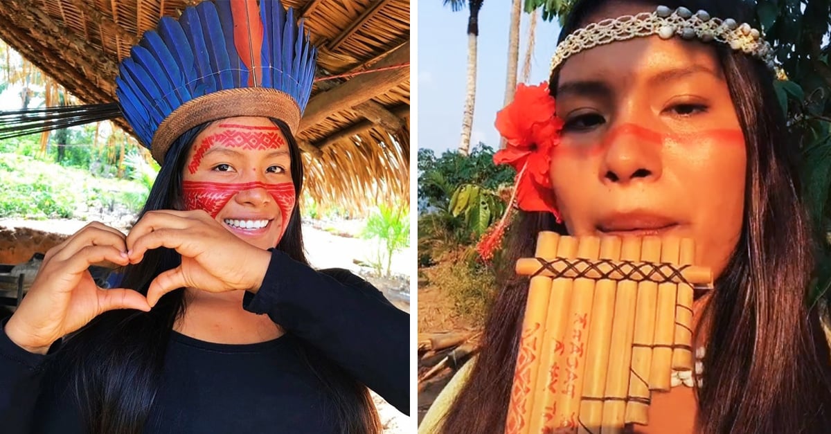 Joven indígena del Amazonas se hace viral en TikTok