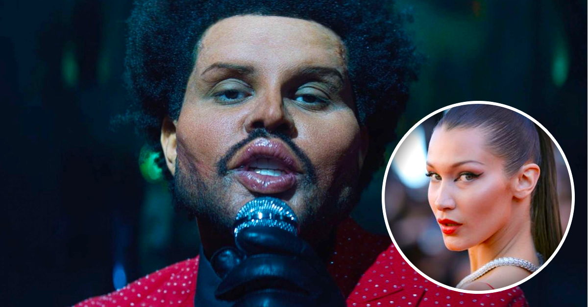 The Weeknd cambió su look para burlarse de su ex Bella hadid