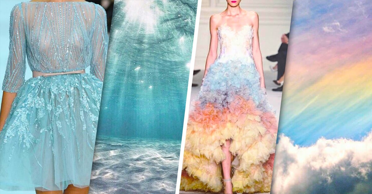 23 Diseños de moda inspirados en arte y naturaleza