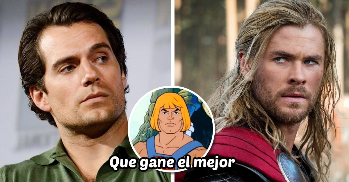 Henry Cavill y Chris Hemsworth luchan por He-Man en película