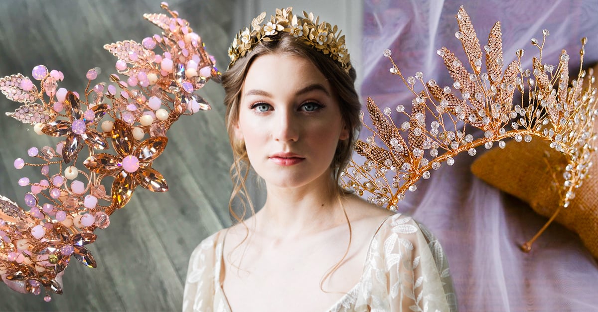 15 Lindas tiaras estilo princesa para deslumbrar en tu boda