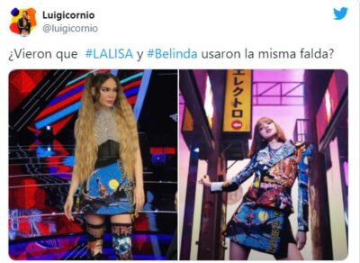 Lisa usa un atuendo de la marca mexicana No Name Studio