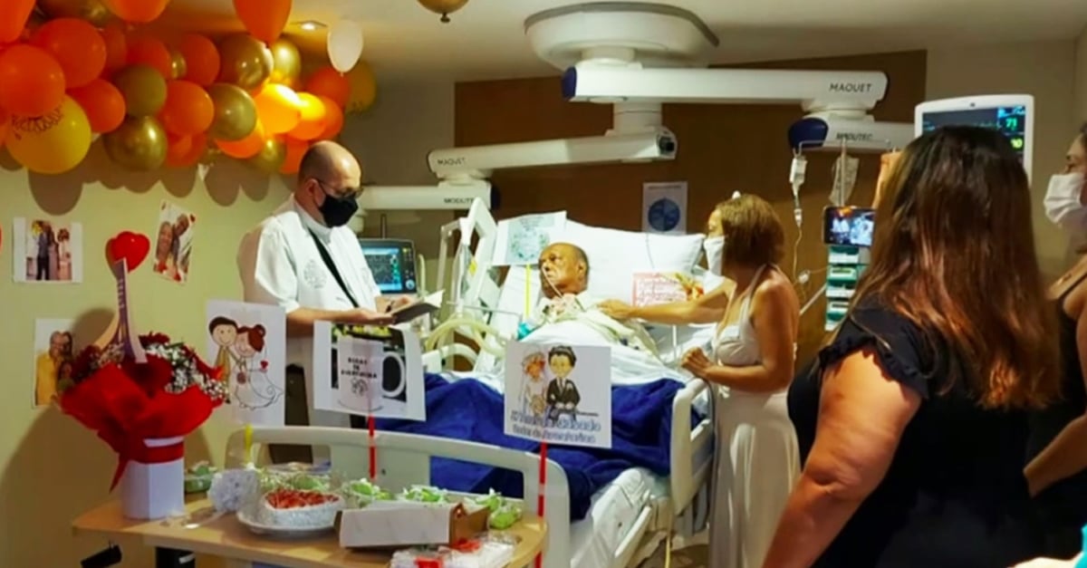 Esposos celebran su 37 aniversario de boda desde el hospital
