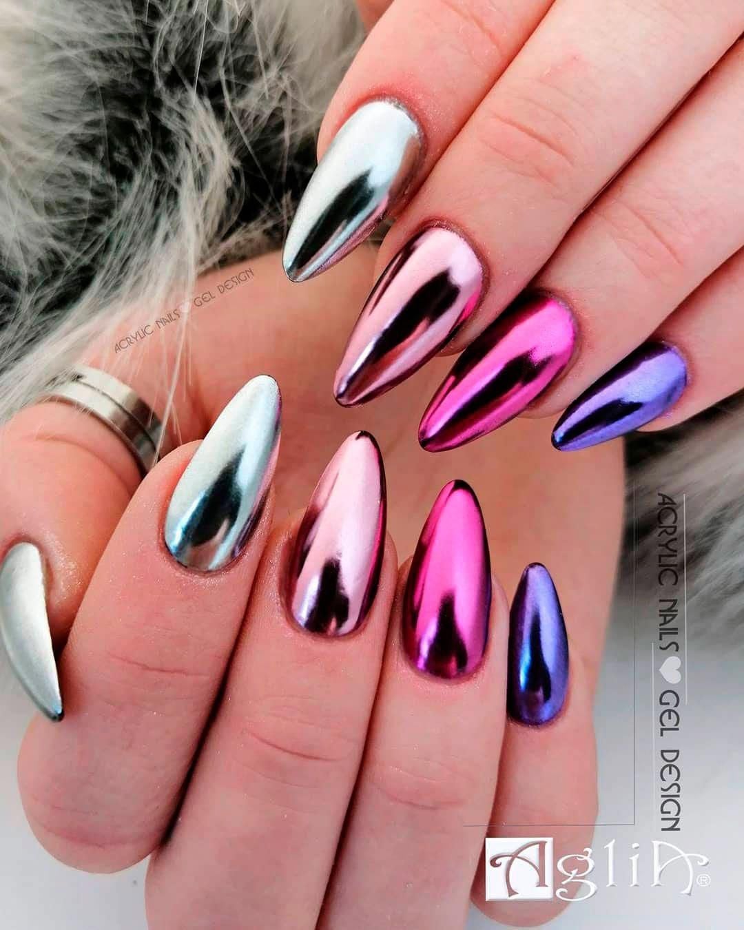 15 great ideas you should follow to achieve mirror effect nails COVER ...