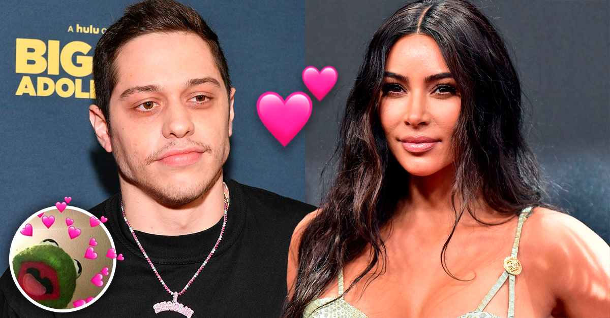 Kim Kardashian y Pete Davidson en una cena en Nueva York