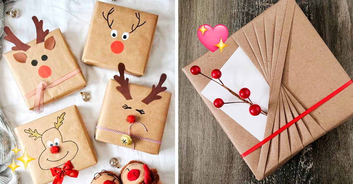 15 Ideas para envolver tus regalos y lucirte en Navidad