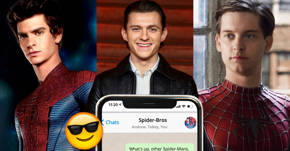 Los 3 actores de Spider-Man tiene un grupo de WhatsApp