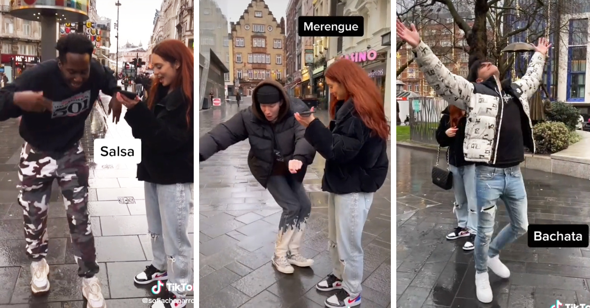 Expone en Tiktok cómo bailan la música latina en Londres
