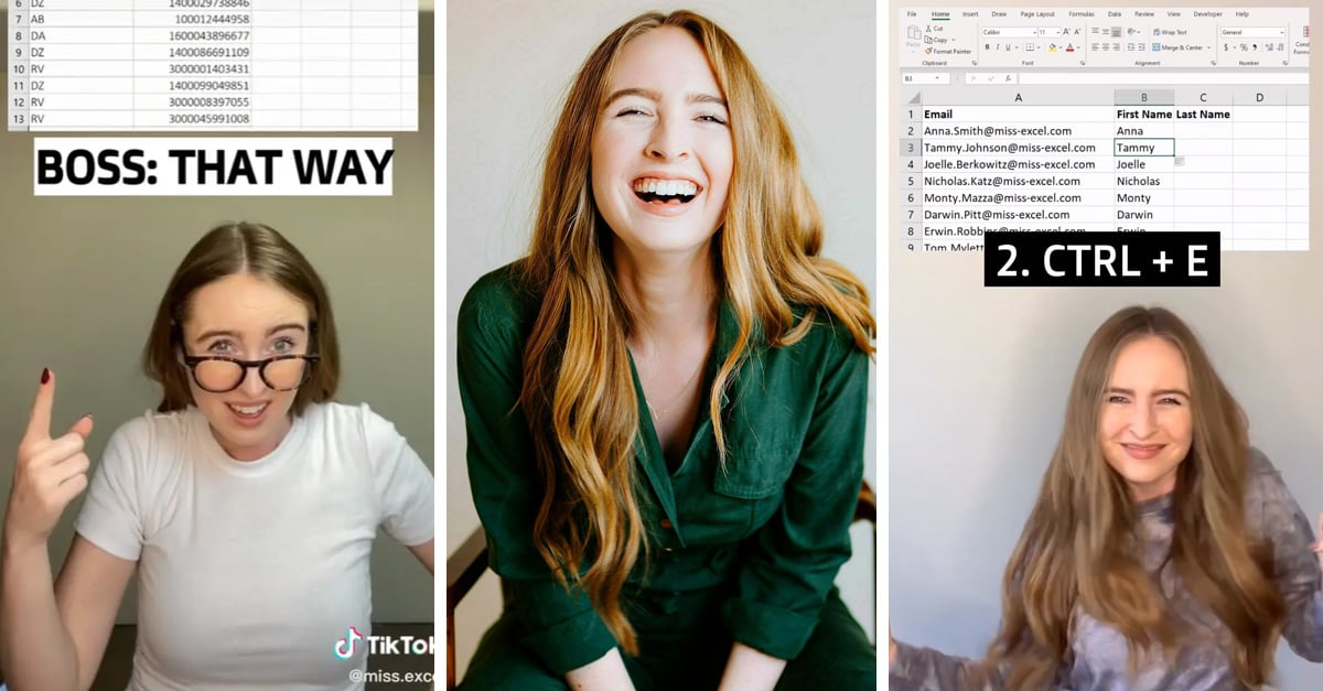 Miss Excel, la tiktoker que gana millones enseñando Excel