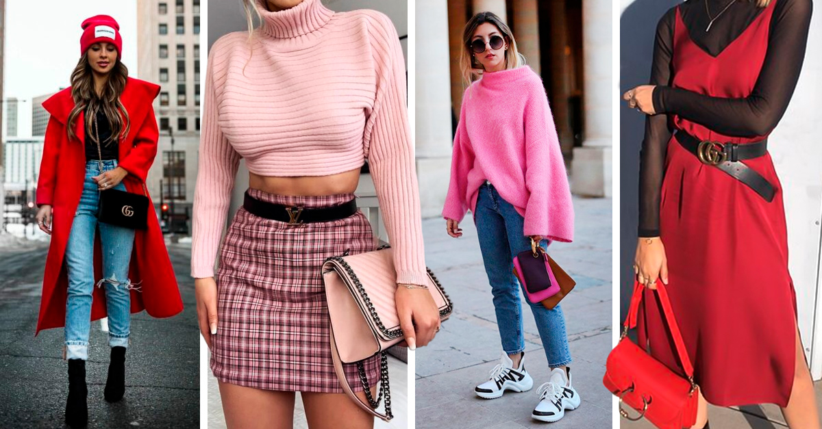 12 Outfits en tonos rosas y rojos ideales para San Valentín