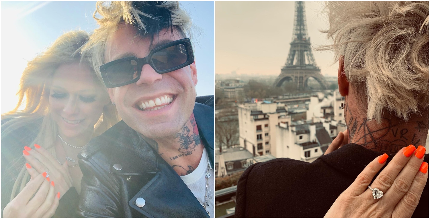 Avril Lavigne se comprometió con el rapero Mod Sun en París