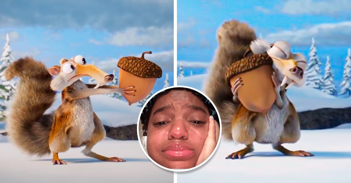 At last he eats his acorn! This is Scrat's farewell video from 'Ice Age ...