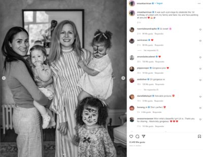 Meghan y Harry publican por primera vez fotos de su hija Lilibet