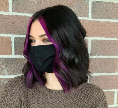 15 Maneras de llevar el cabello color vino que te encantarán