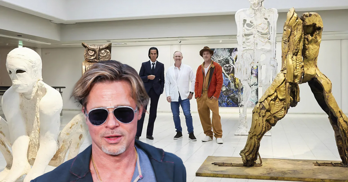 From actor to artist: Brad Pitt debuts as a sculptor at an exhibition ...