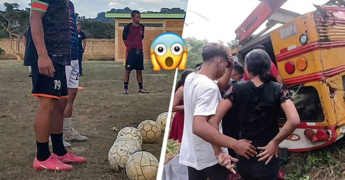 Unbelievable: Soccer team survives bus fall off cliff in Nicaragua ...