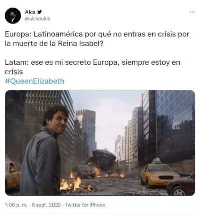 Los mejores memes que vimos del fallecimiento de la reina Isabel