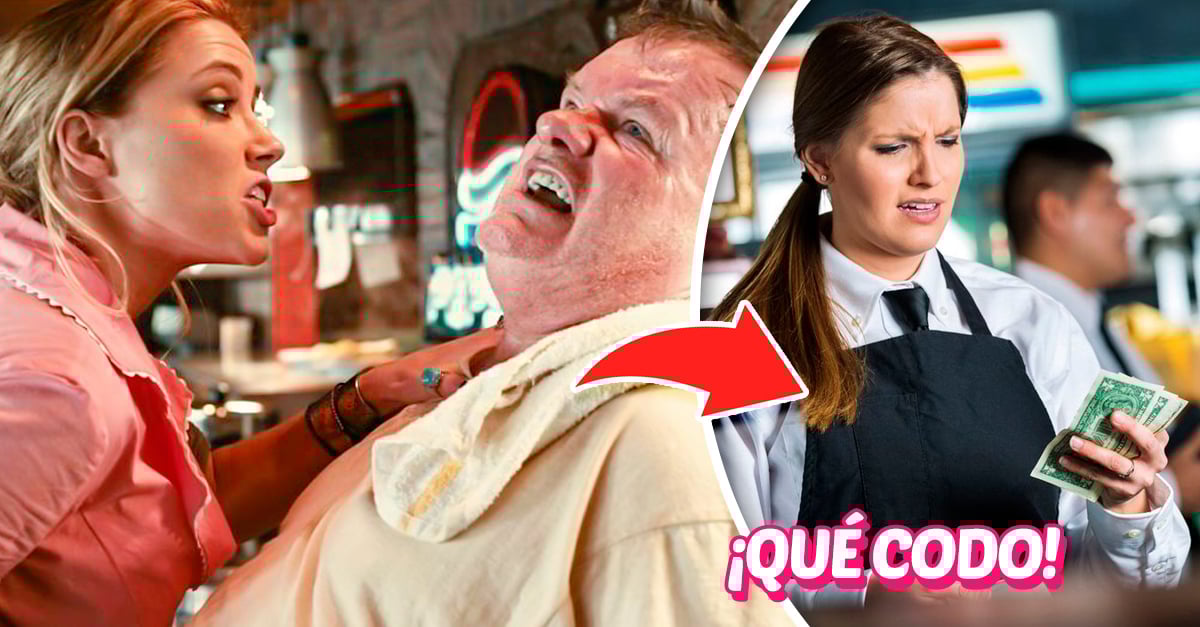 Mesera se queja de la propina a pesar del mal servicio