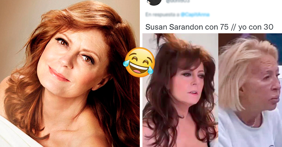 Susan Sarandon causa furor por el video donde se deja ver en bra